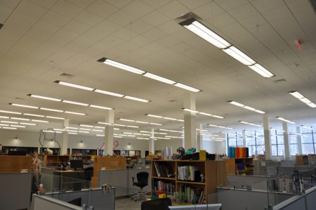office-area-with-concealed-sprinklers - A.L. Fire Protection